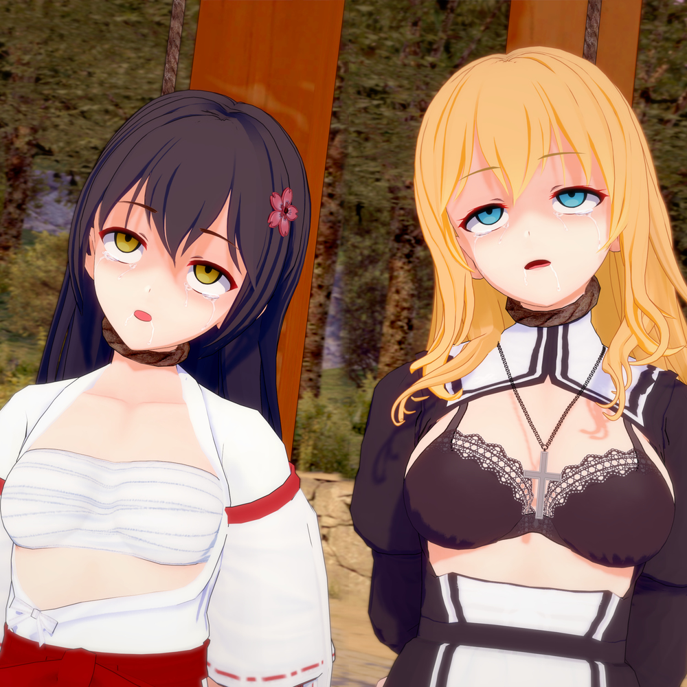 Shrine Maiden & Sister Hanging | V3TICAL